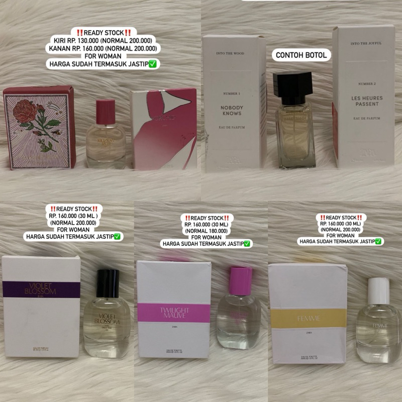 Jual SALE !!! zara parfum mini 30ml original store | Shopee Indonesia
