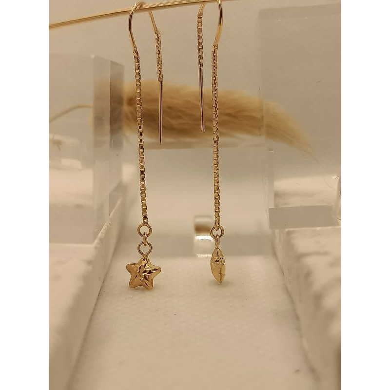 Jual anting emas 8k model variasi drop campur | Shopee Indonesia