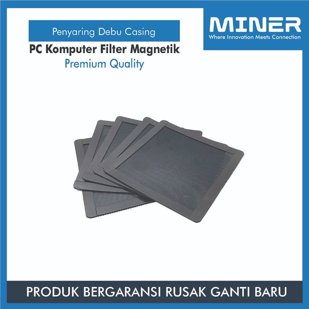 Jual MINER Penyaring Debu Casing PC Komputer Filter Magnetik Kualitas ...