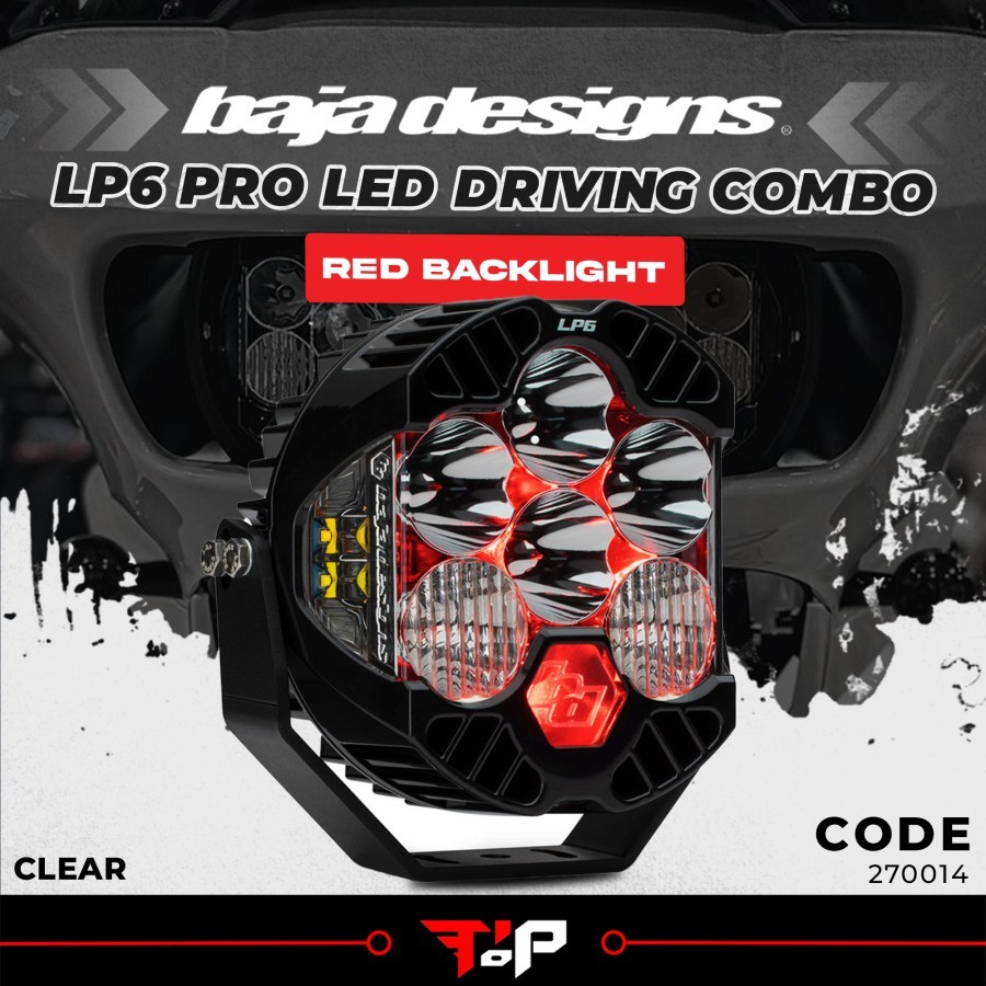 Jual BAJA DESIGNS LP6 PRO LED DRIVING COMBO (RED BACKLIGHT) | Shopee Indonesia