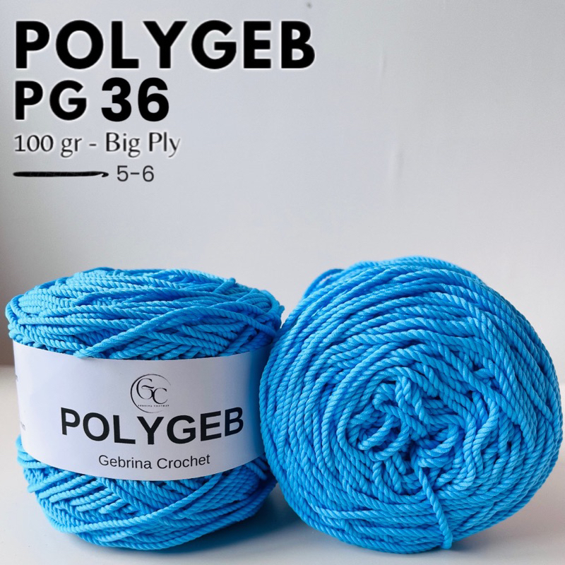 Jual Benang Rajut Polygeb Big Ply (D30) Gebrina Crochet (PART 2 ...