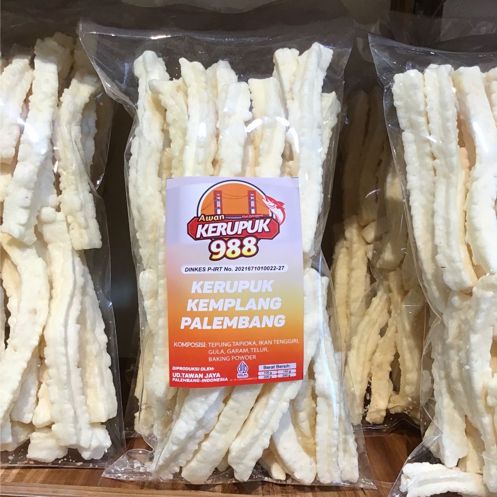 Jual Kerupuk Rigi - Rigi Tenggiri Bungkus/Kemasan ASLI AWAN KERUPUK 988 ...