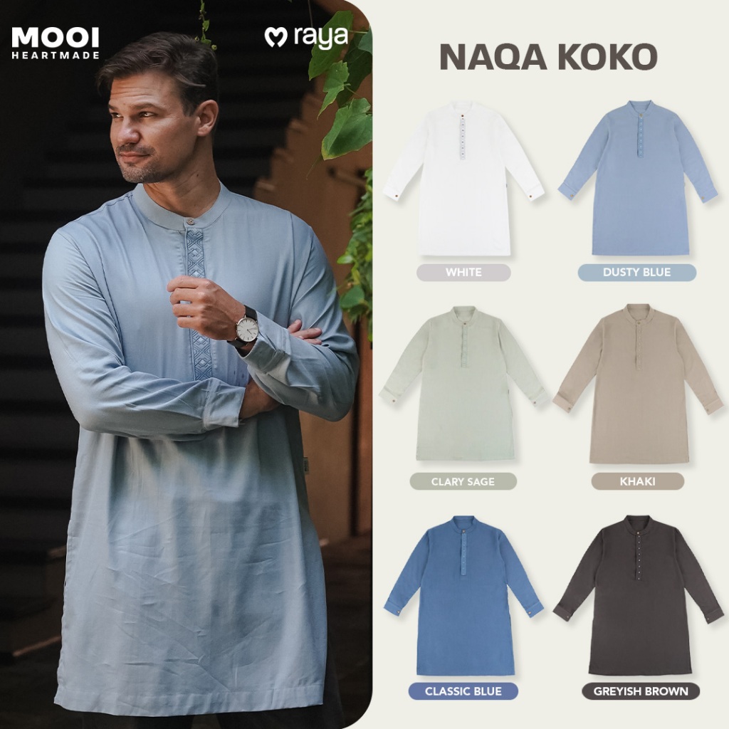 Jual Mooi Atasan Pria Kemeja Pria Raya Collection Naqa Koko | Shopee ...