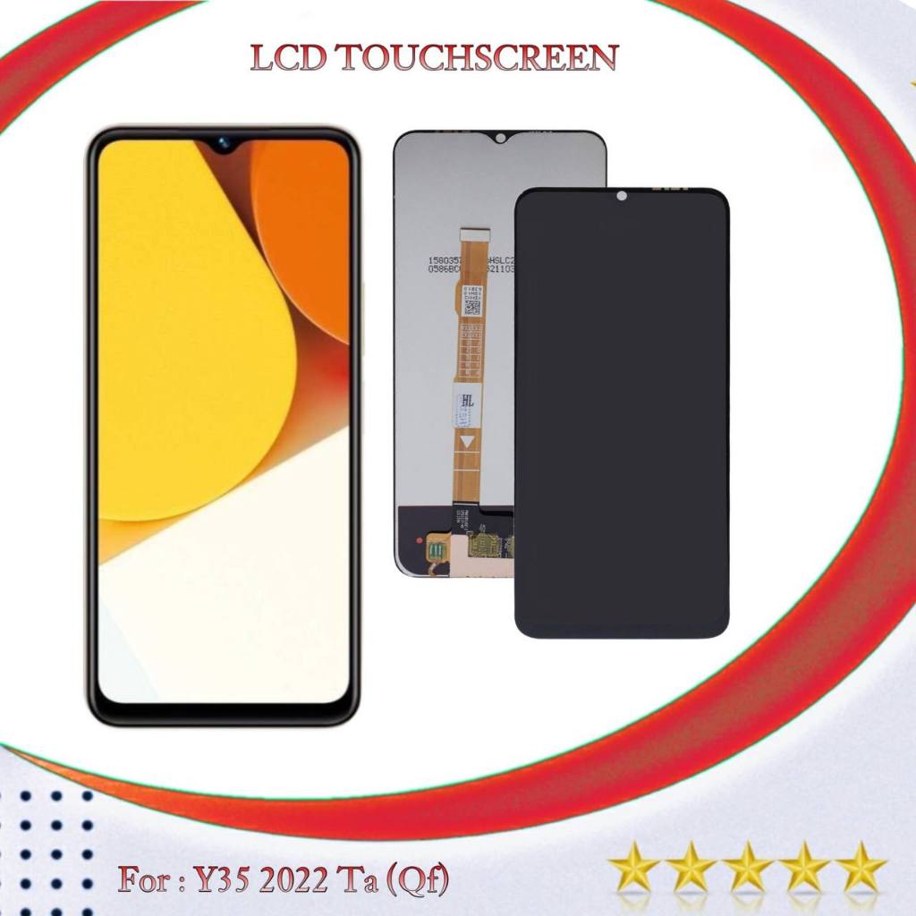 Jual LCD TOUCHSCREEN VIVO Y35 2022 TA (QF) FULLSET BLACK ORIGINAL ...