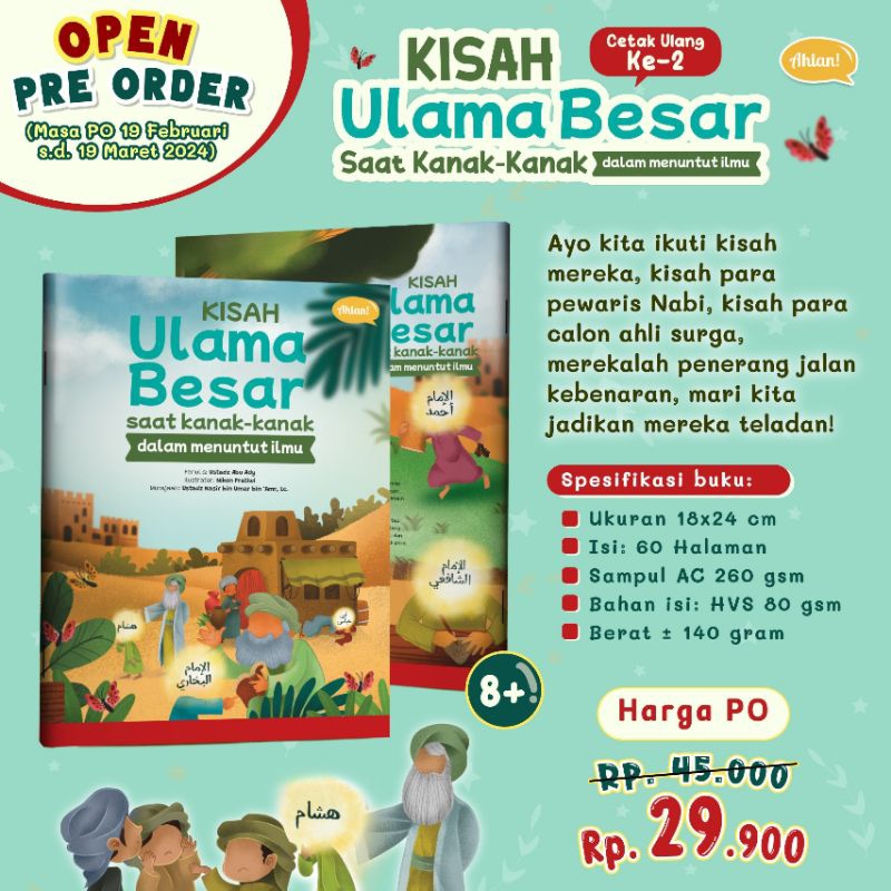 Jual Kisah Ulama Besar Saat Kanak-kanak Dalam Menuntut Ilmu/Buku Cerita ... Jual Kisah Ulama Besar Saat Kanak-kanak Dalam Menuntut Ilmu/Buku Cerita ...
