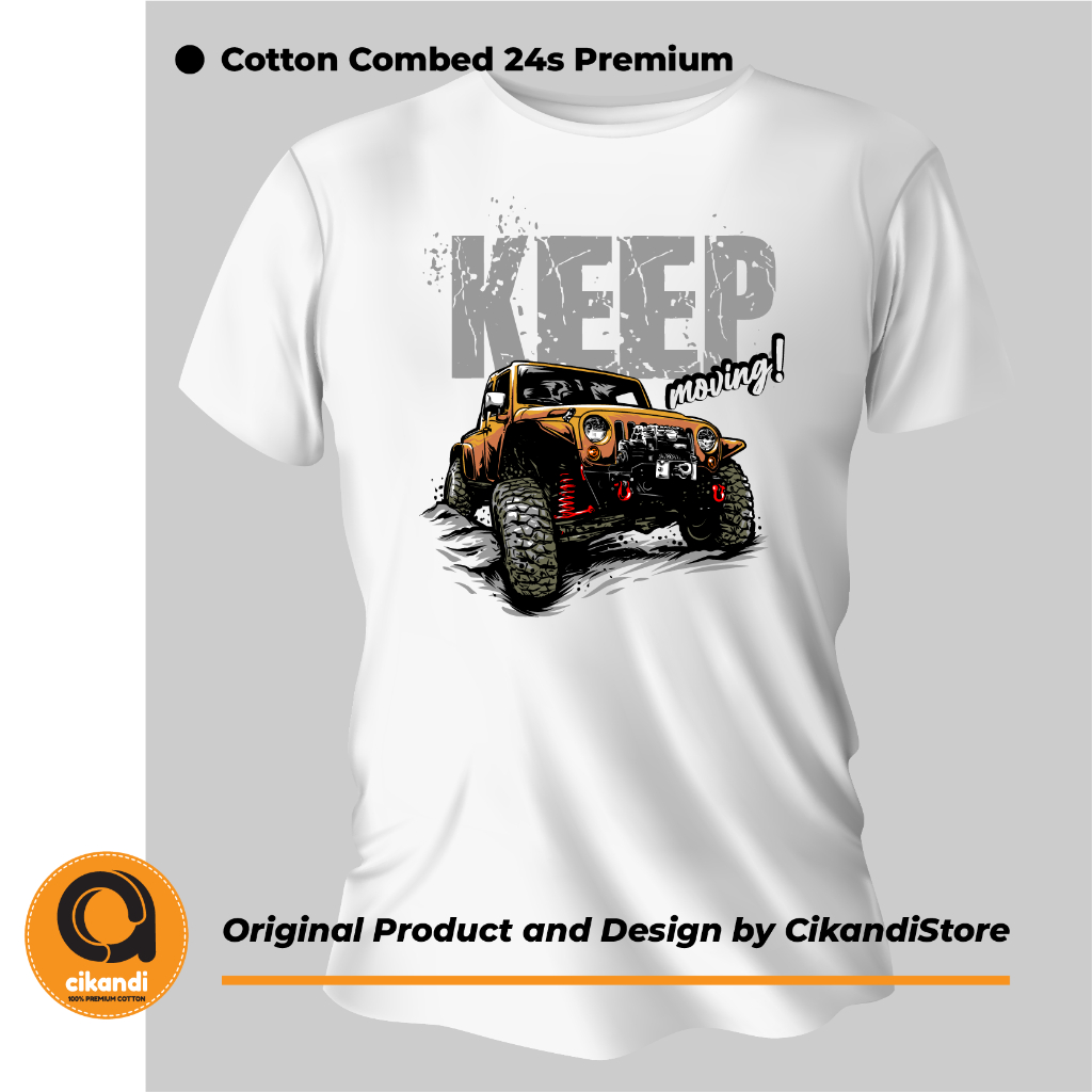 Jual Kaos Komunitas Offroad - Tema MOBIL Jeep bahan Cotton Combed 24s ...