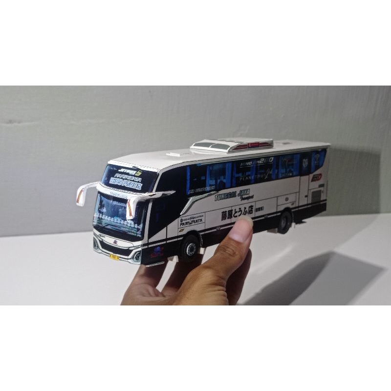Jual Miniatur Bus Papercraft Bus Tunggal Jaya Kids Panda | Shopee Indonesia