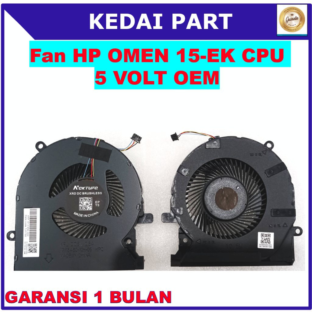 Jual Fan HP Omen 15-EK 15-EN 15-EK0005LA L98737-001 5 Volt CPU OEM | Shopee Indonesia