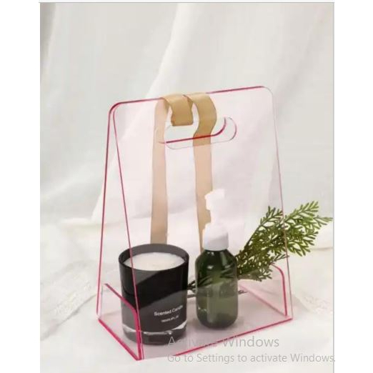 Jual VAS BUNGA ACRYLIC SEGITIGA AESTHETIC 3MM BENING (VAS KECIL ...