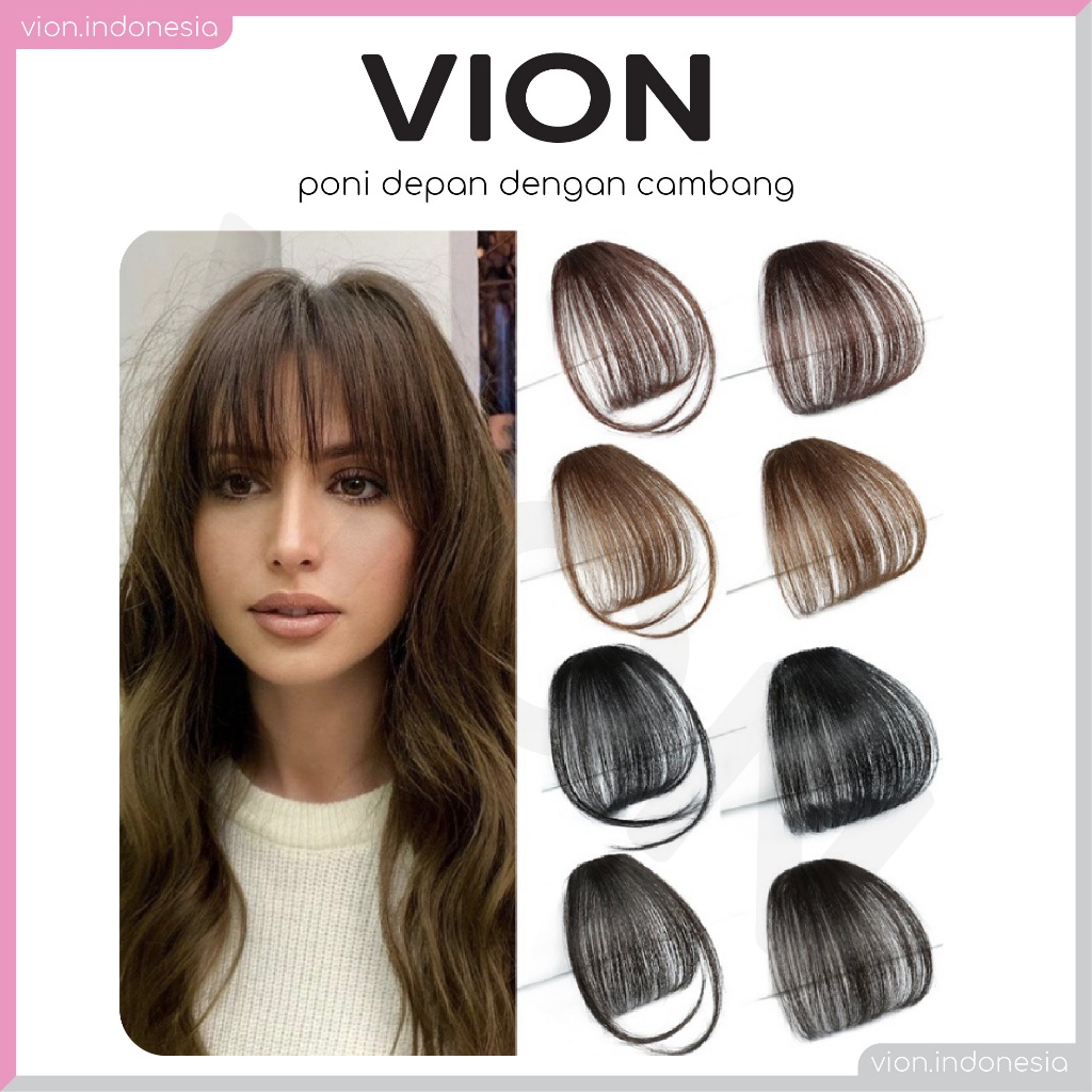Jual VION Poni Palsu Poni Hair Clip Poni Palsu Korea Dengan Cambang ...