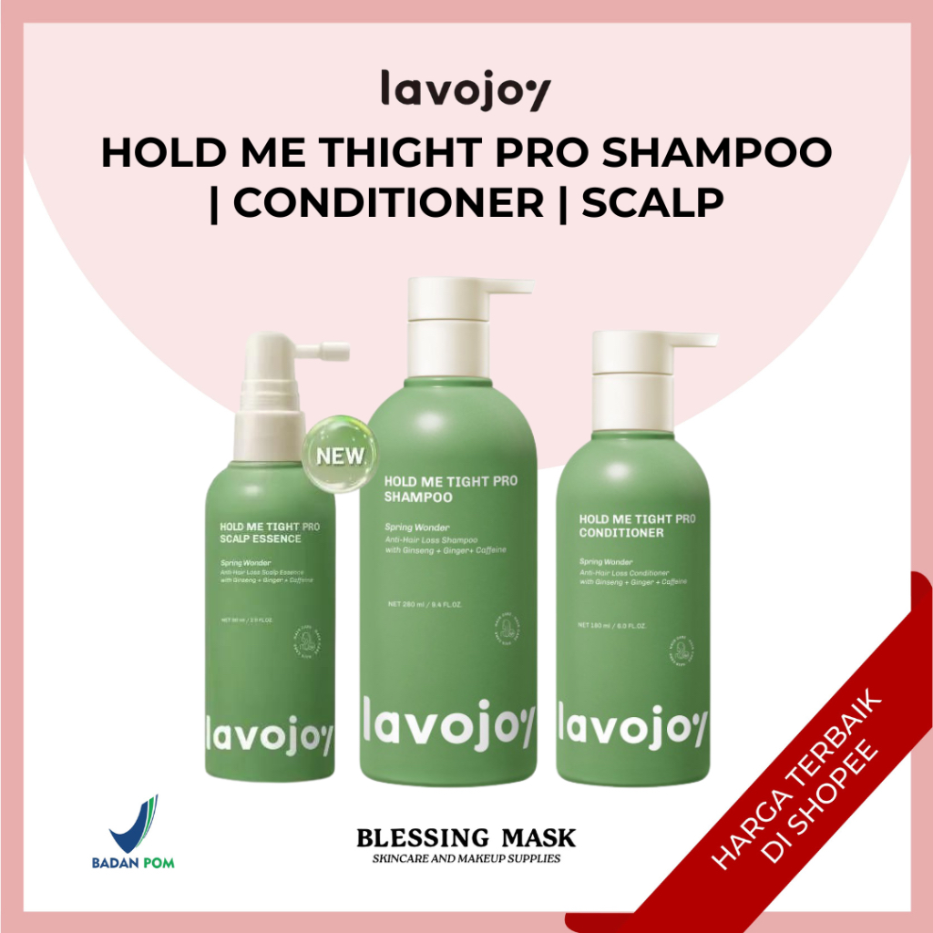 Jual LVJ lavojoy Hold Me Tight Pro Shampoo | Conditioner Spring Wonder ...