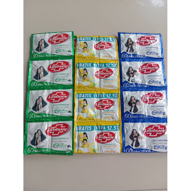 Jual samphoo lifebuoy 1 renteng isi 12 sachet (24pcs) | Shopee Indonesia