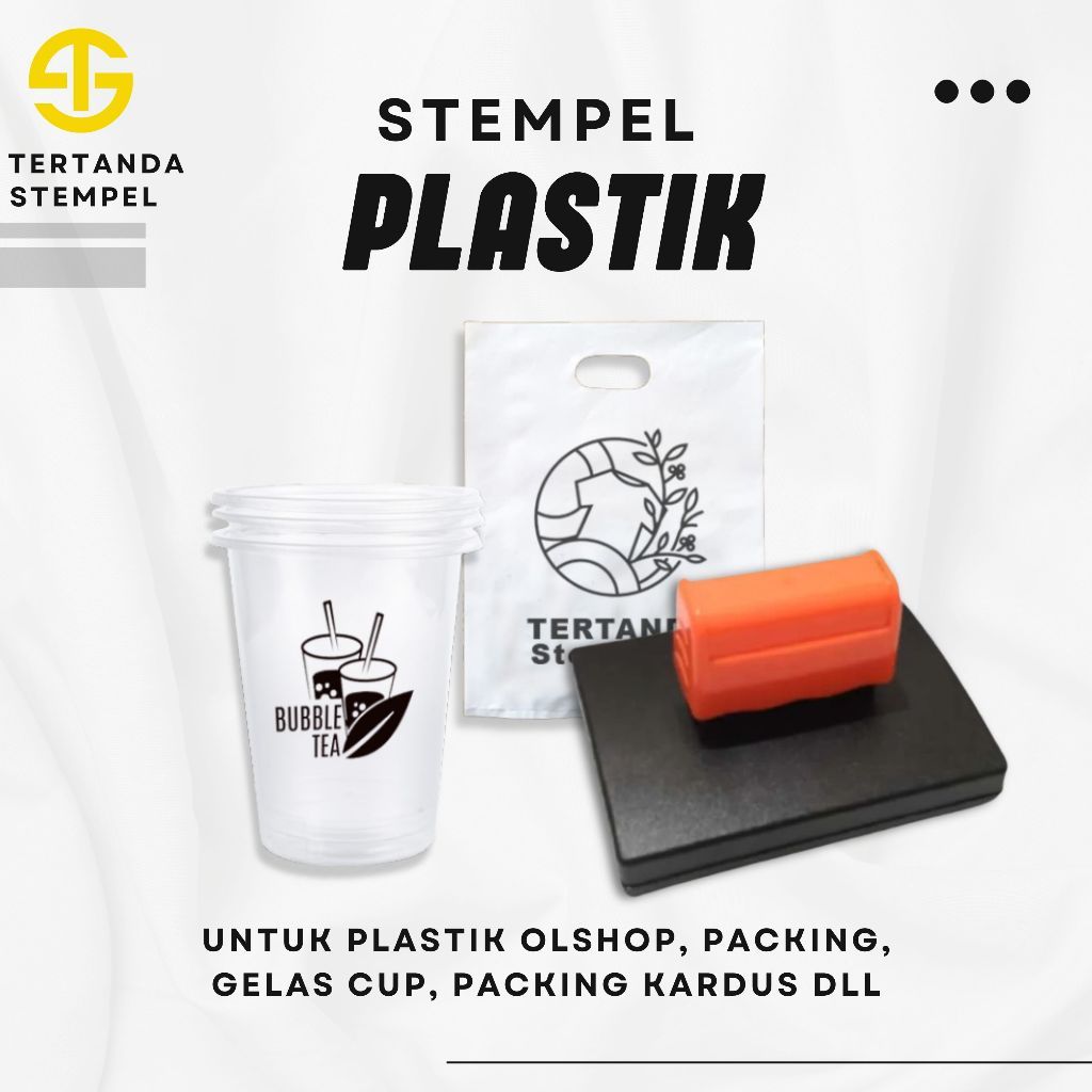 Jual Stempel Permanen waterproft, cocok untuk plastik, gelas cup, kain ...