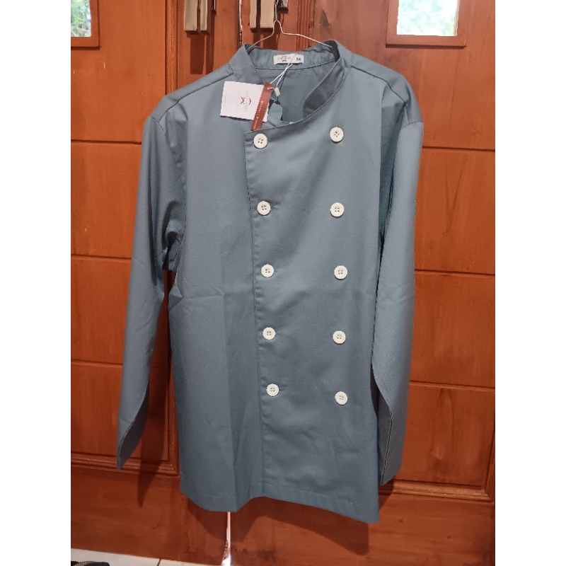 Jual baju chef jaket koki chef series jaket kitchen seragam kitchen ...