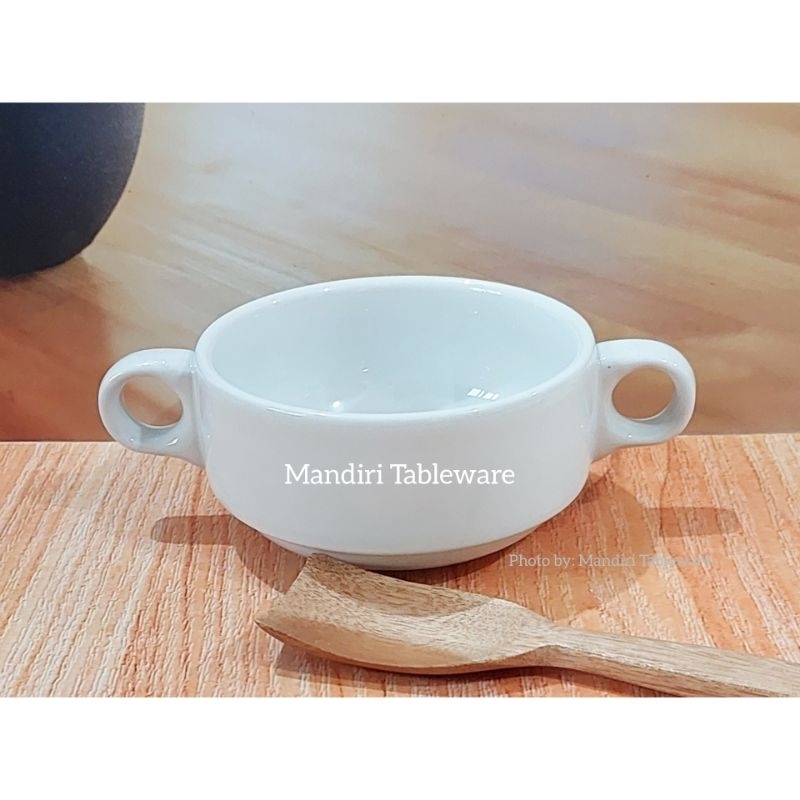 Jual 1 Pcs Mangkok Consume Keramik 250 ml | Non Saucer | Zuppa Soup Cup ...