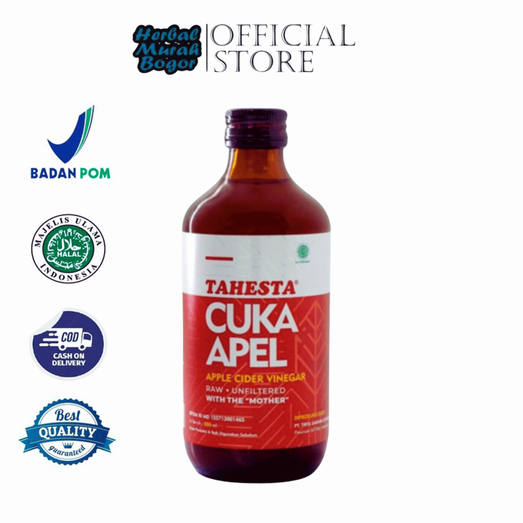 Jual Cuka Apel TAHESTA 320ml Ori | Shopee Indonesia