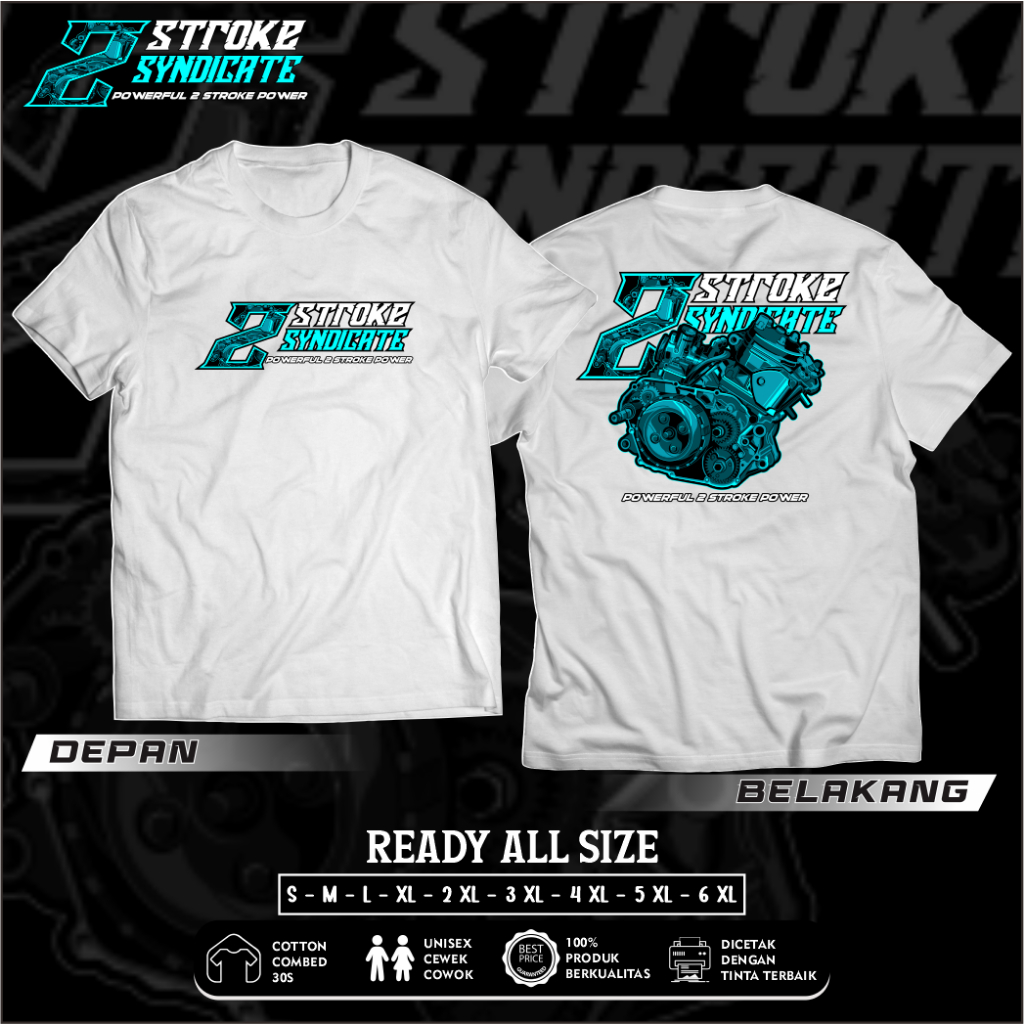 Jual KAOS RACING KAOS 2 TAG KAOS 2 STROKE KAOS OTOMOTIF BAJU RACING ...