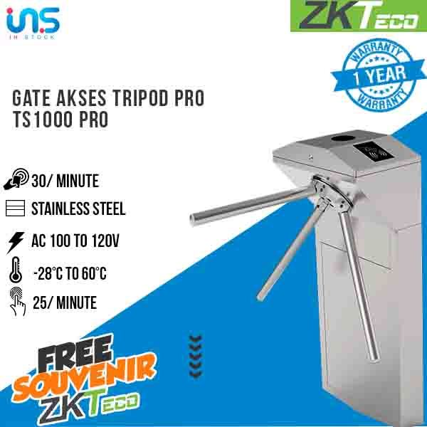 Jual Gate Akses Tripod Turnstile ZKTECO TS1000 PRO ORIGINAL | Shopee ...