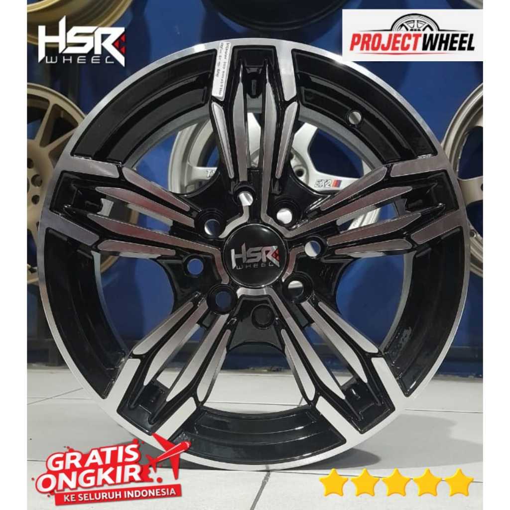 Jual Velg Racing Brio Avanza Agya Ring 14 Hsr Merkin Hole 8x100-114,3 ...