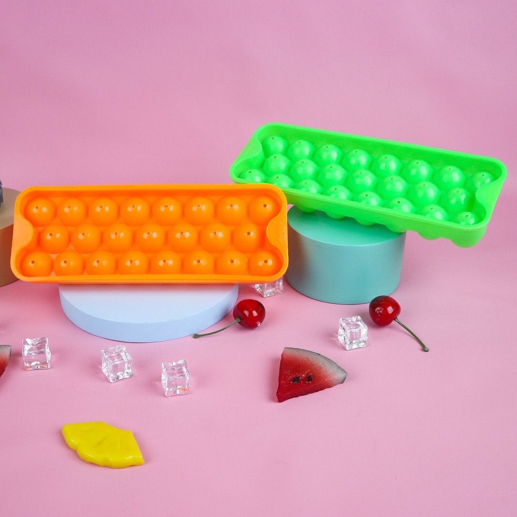 Jual [ISTY] Cetakan Jelly Bulat Grid / Alat Pencetak Puding Cokelat ...