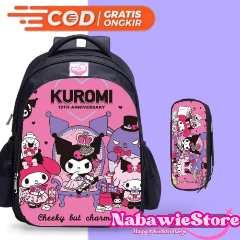 Jual Tas Kuromi Ransel Sekolah Anak SD TK PAUD Backpack Anak Perempuan | Shopee Indonesia