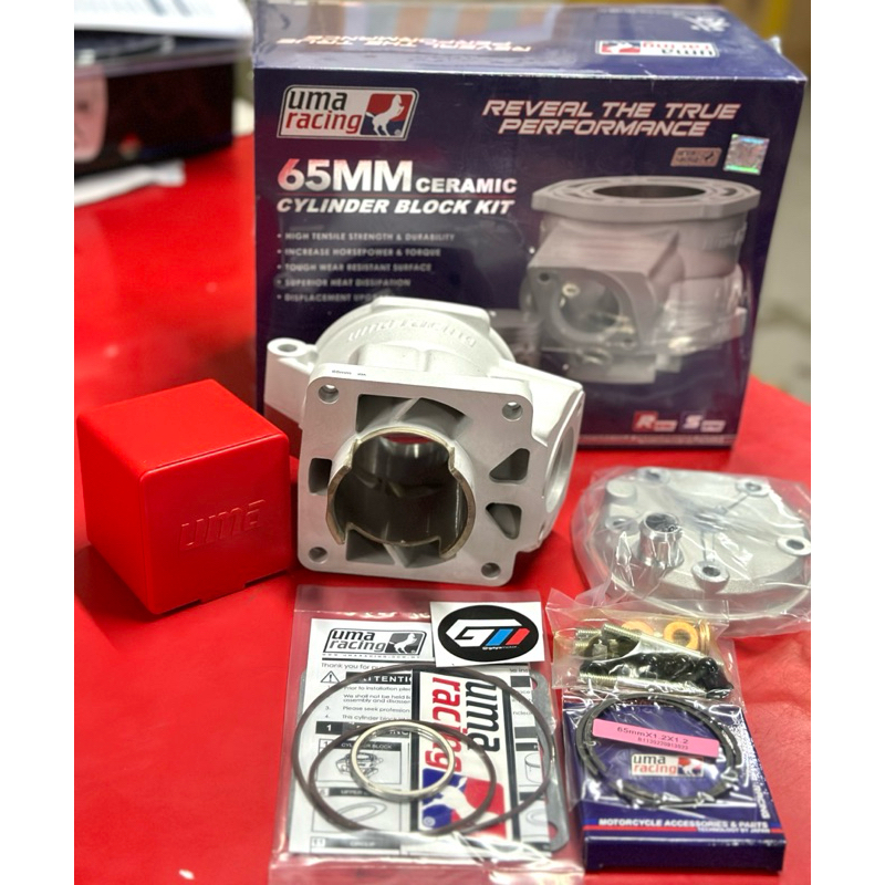 Jual BLOK SEHER UMA RACING BLOK CYLINDER HEAD SEHER 65 MM NINJA KR 150 ...