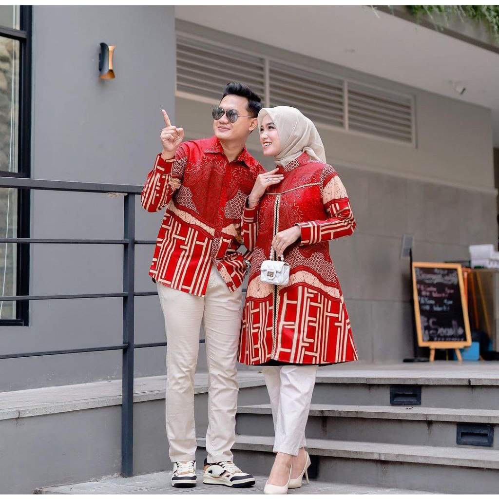 Jual Benang Raja Batik Couple Pria Wanita Primis Lapis Furing Motif ...