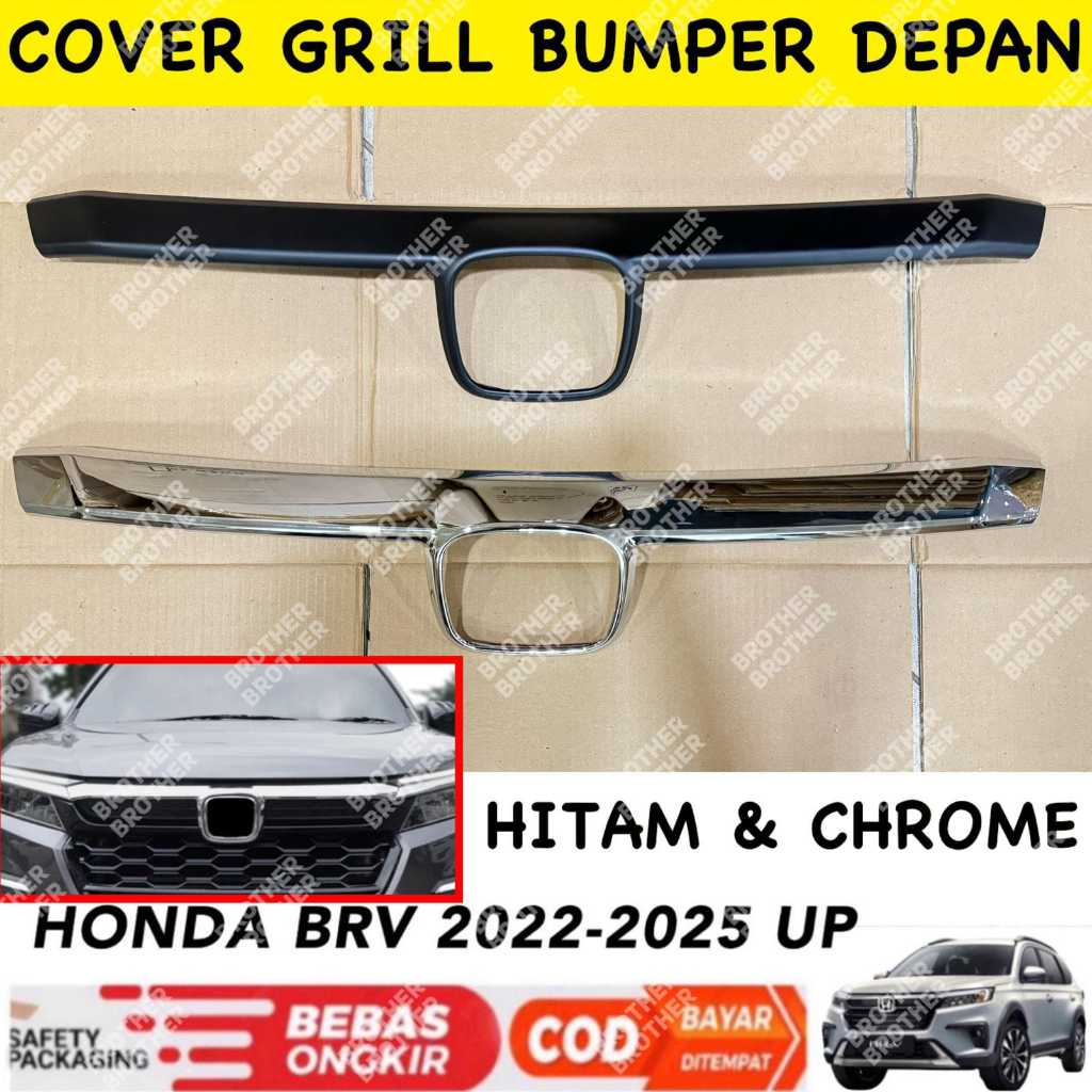 Jual List Grill Bumper Depan Honda Brv 2022 2024 2025 up Cover Chrome ...
