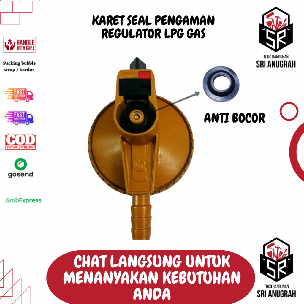 Jual Karet Sil Pengaman Regulator Gas Tabung Gas Elpiji / Seal Karet Pengaman Gas LPG | Shopee ...