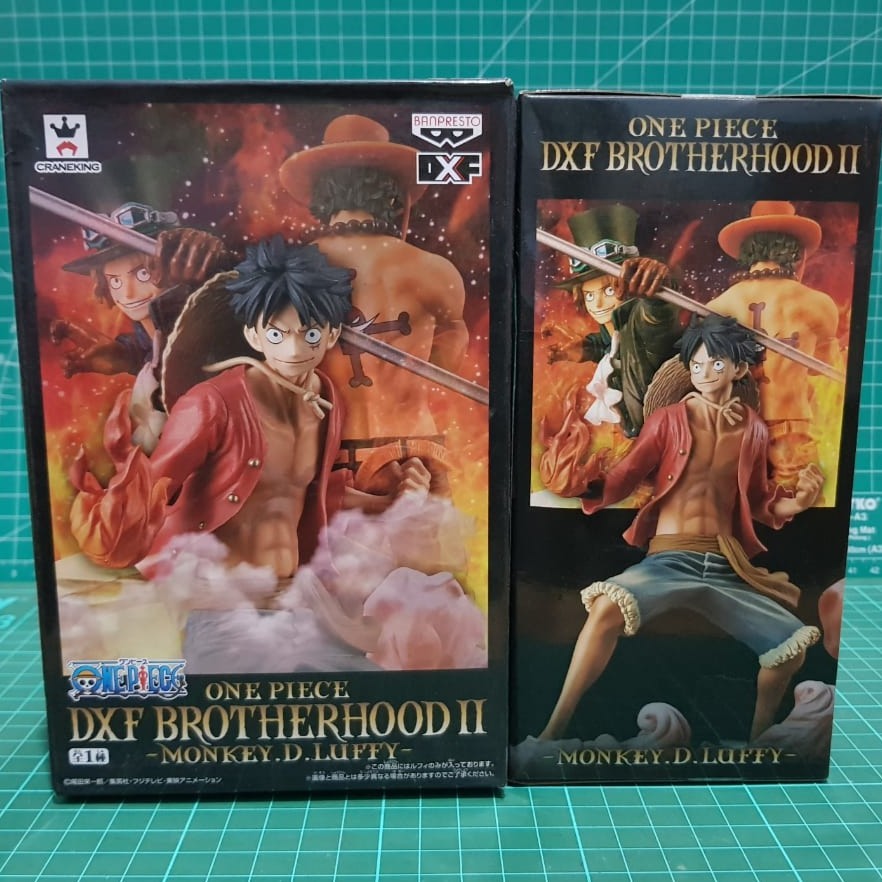 Jual ONE PIECE ORIGINAL BANPRESTO DXF LUFFY BROTHERHOOD SABO ACE ...