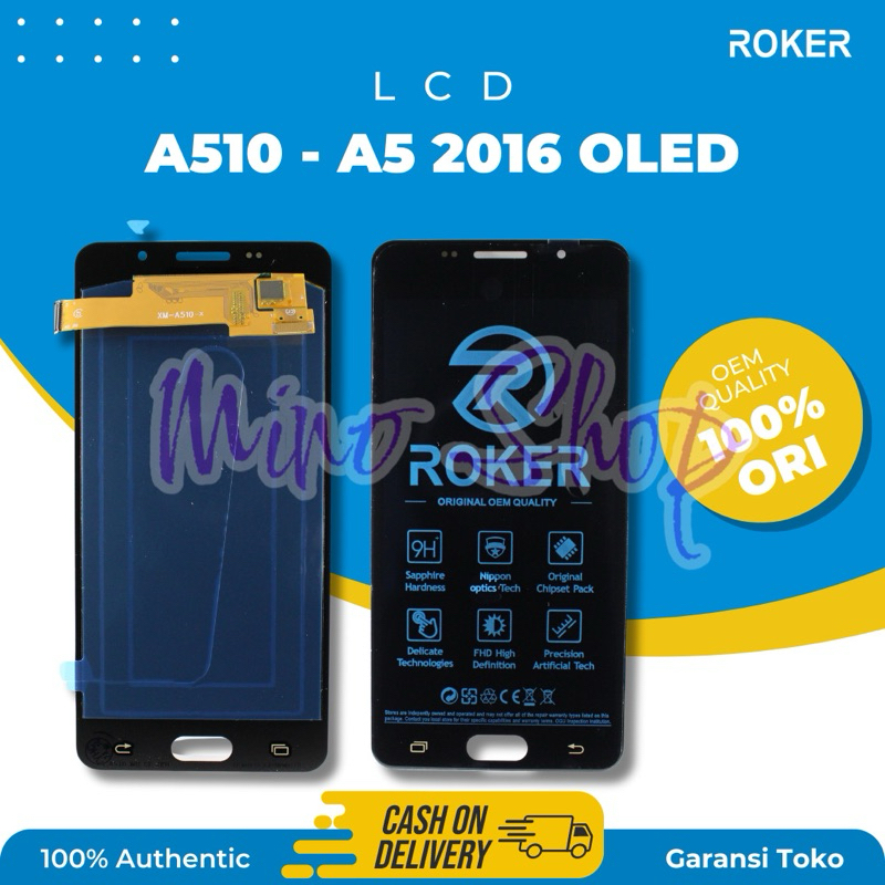Jual LCD TOUCHSCREEN SAMSUNG A510 - A5 2016 LCD TS FULLSET | Shopee Indonesia