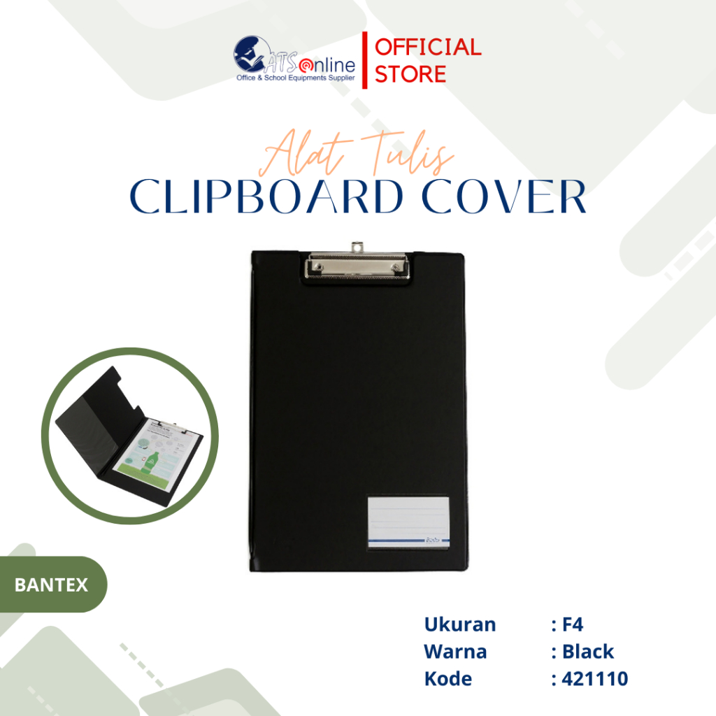Jual BANTEX Clipboard Dengan Cover Ukuran F4 | Shopee Indonesia