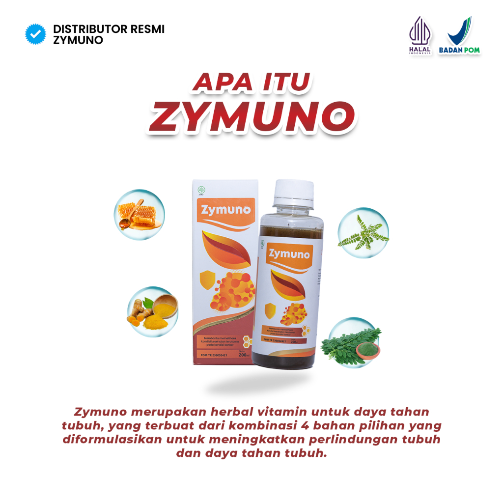 Jual ZYMUNO Madu Herbal Multivitamin Mencegah dan Menghambat Kanker ...