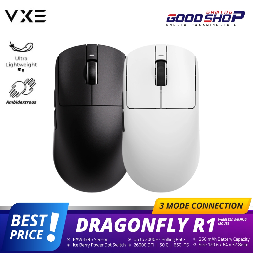 Jual VGN VXE R1 Wireless Gaming Mouse | Shopee Indonesia