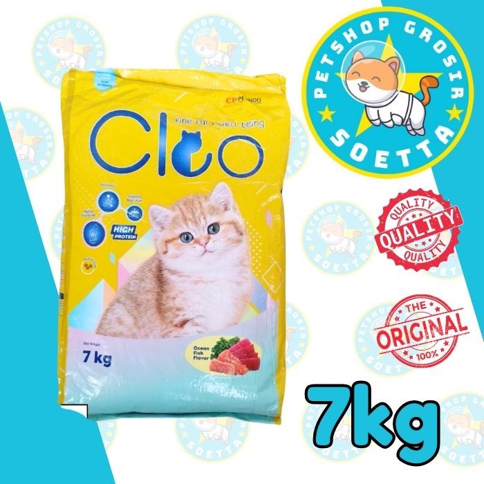 Jual CLEO KITTEN OCEAN FISH 7KG CAT FOOD khusus GOJEK / GRAB | Shopee ...