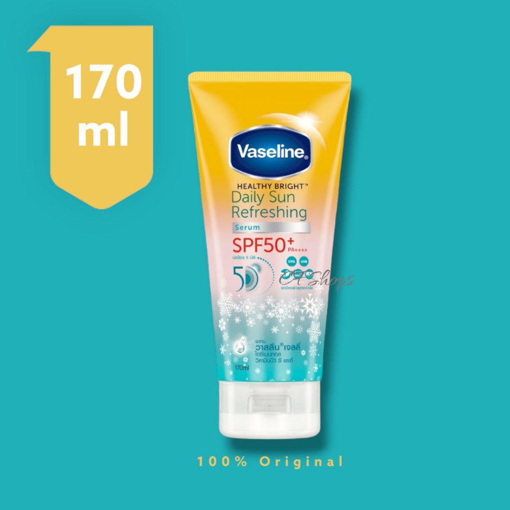 Jual VASELINE SPF 50 Refreshing Daily Sunscreen Serum Perlindungan UVA ...