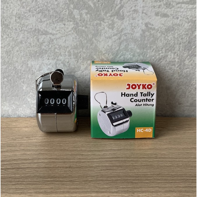 Jual ALAT MENGHITUNG MANUAL | HAND TALLY COUNTER JOYKO HC-4D | Shopee ...