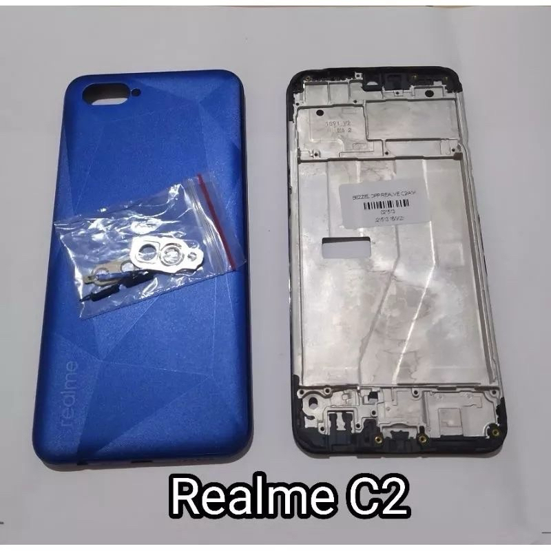 Jual Casing Kesing Hausing Fullset Realme C2 Backdor tutup belakang ...