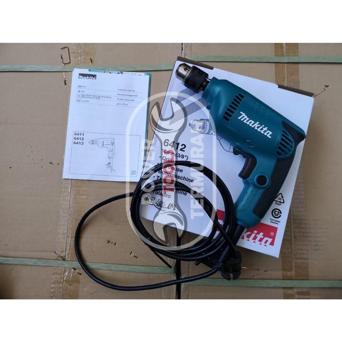 Jual MESIN BOR TANGAN BESI KAYU 10 MM MAKITA 6412 BOR MAKITA 6412 LISTRIK | Shopee Indonesia