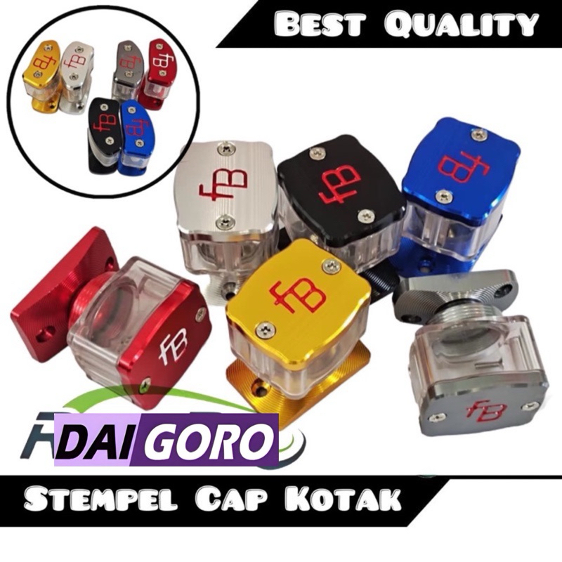 Jual Tutup Minyak Rem Oval & Kotak Stempel Tabung Kaca Untuk Motor ...
