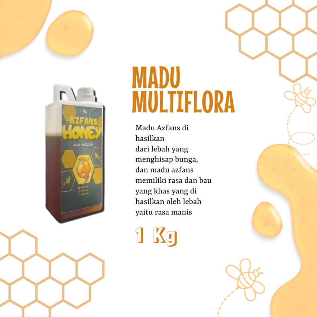 Jual Madu murni asli multiflora Kemasan 1 kg | Shopee Indonesia