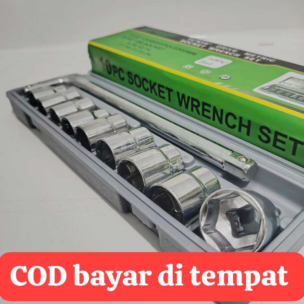 Jual Victory Kunci Shock Sock hand Socket Sok Set 10 Pcs 8-24 mm Bisa Cod / Kunci sok 1 set ...