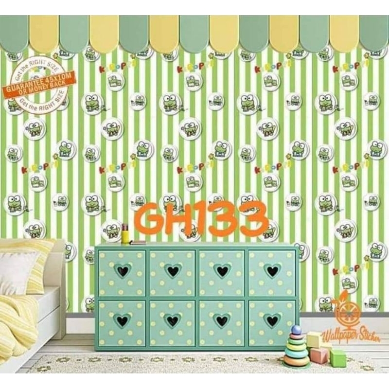 Jual wallpaper dinding motif kroppy | Shopee Indonesia