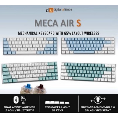 Jual ART L7E Keyboard Digital Alliance MECA Air S WirelessBluetooh ...