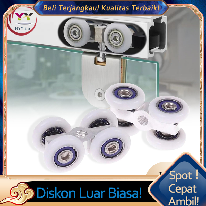 Jual Roda Gantung Kamar Mandi/Roda Pintu Geser/Katrol Kamar Mandi/Roda ...