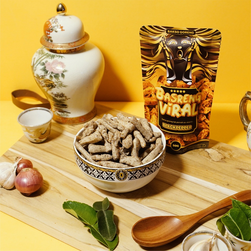 Jual Snack Viral - Basreng Bakso Goreng - Blackpepper | Shopee Indonesia