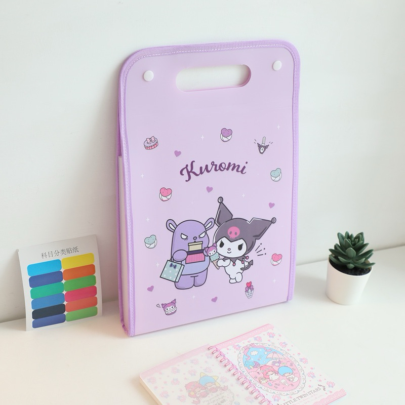 Jual Kawaii Sanrio multilayer map folder document organizer kertas ...