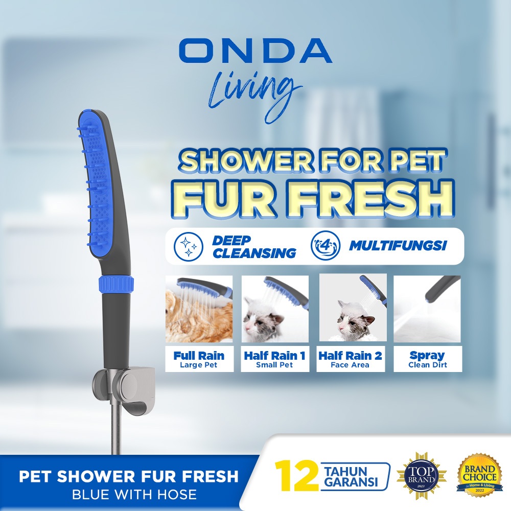 Jual ONDA Pet Shower Mandi Hewan Anjing Kucing Anabul Kuat dan Tahan ...
