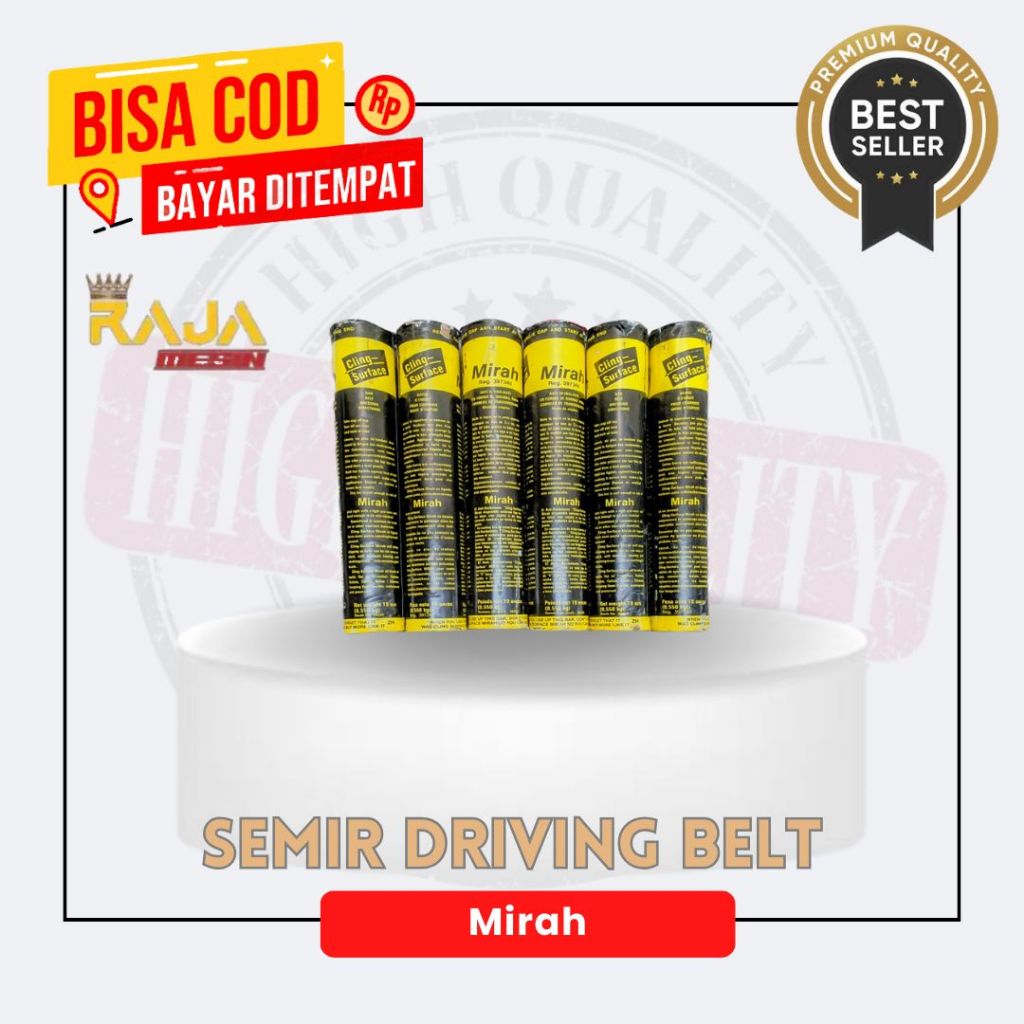 Jual Semir Ban Mirah Semir Vanbelt Cling Surface Hitam | Shopee Indonesia