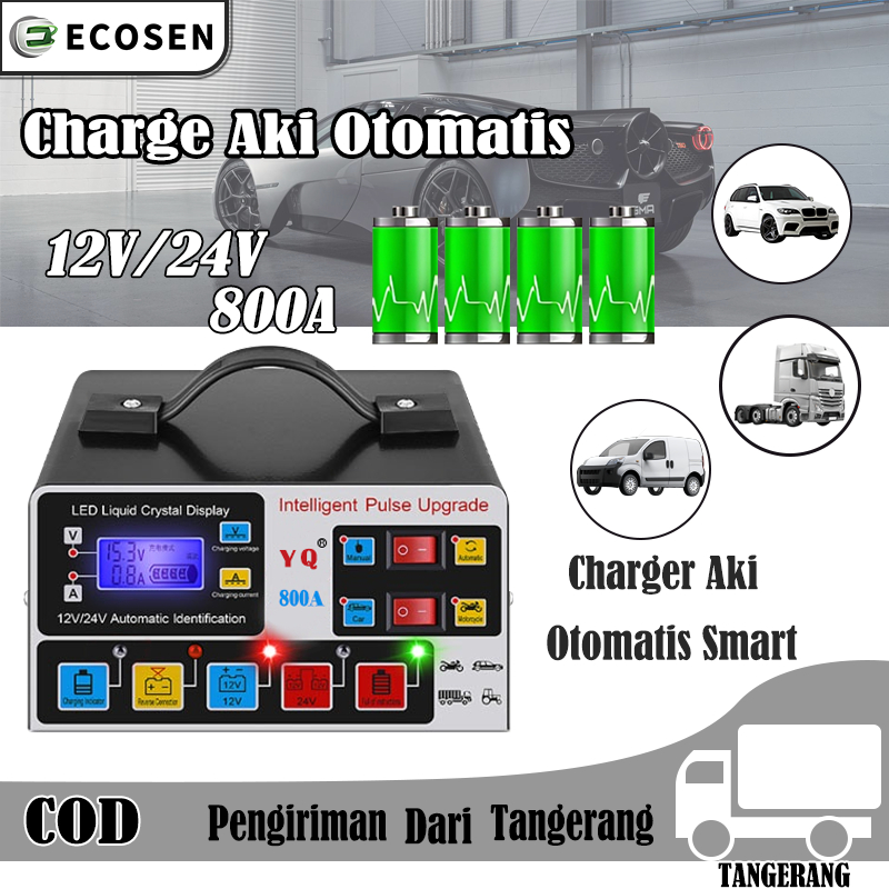 Jual Charger Aki Otomatis Smart Intelligent Auto Repair Mobil Pengisi ...